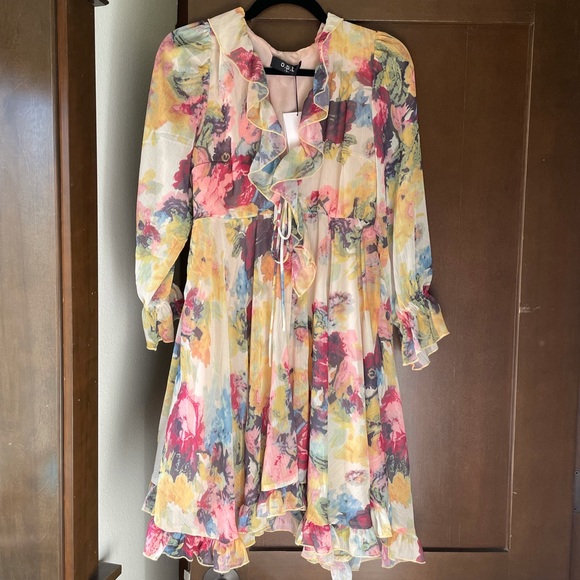 Anthropologie | Dresses | Nwt Opt Floral Mini Dress | Poshmark